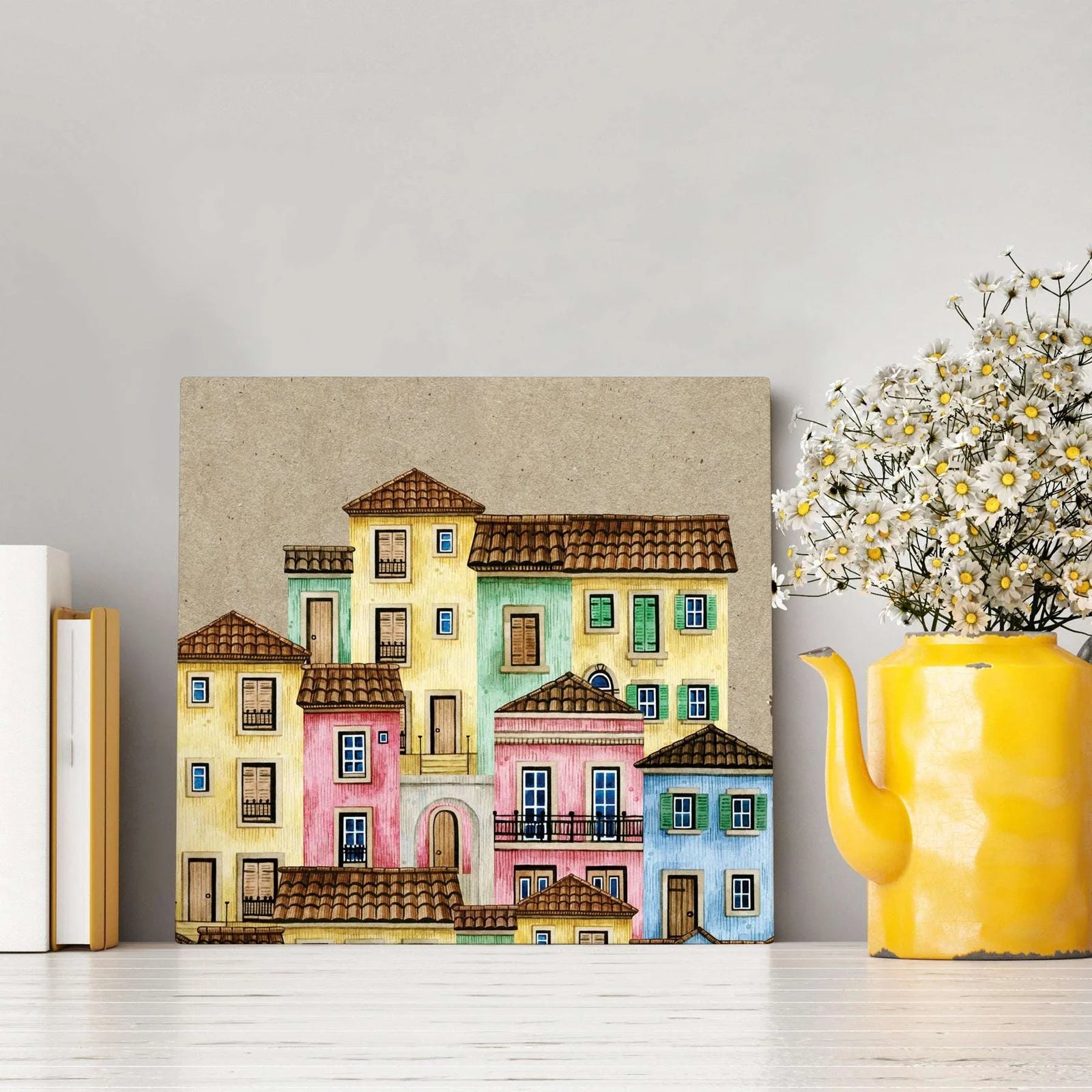 Colorful Street Canvas | ART-024 – Shaakh