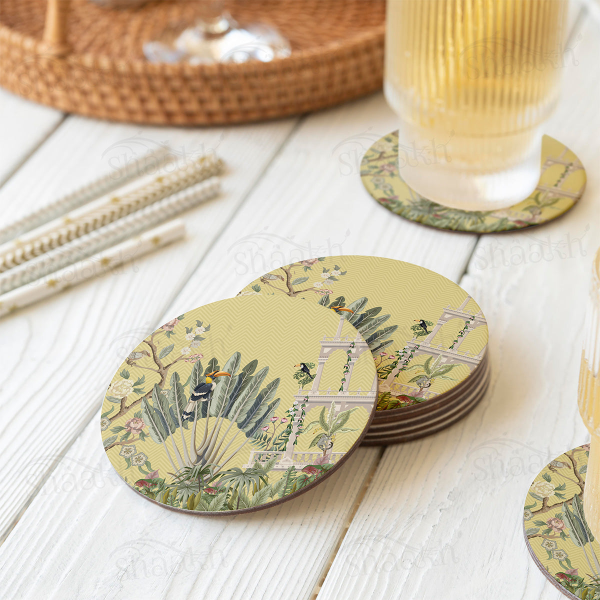 Tropical Paradise Coasters | CT 1118 – Shaakh