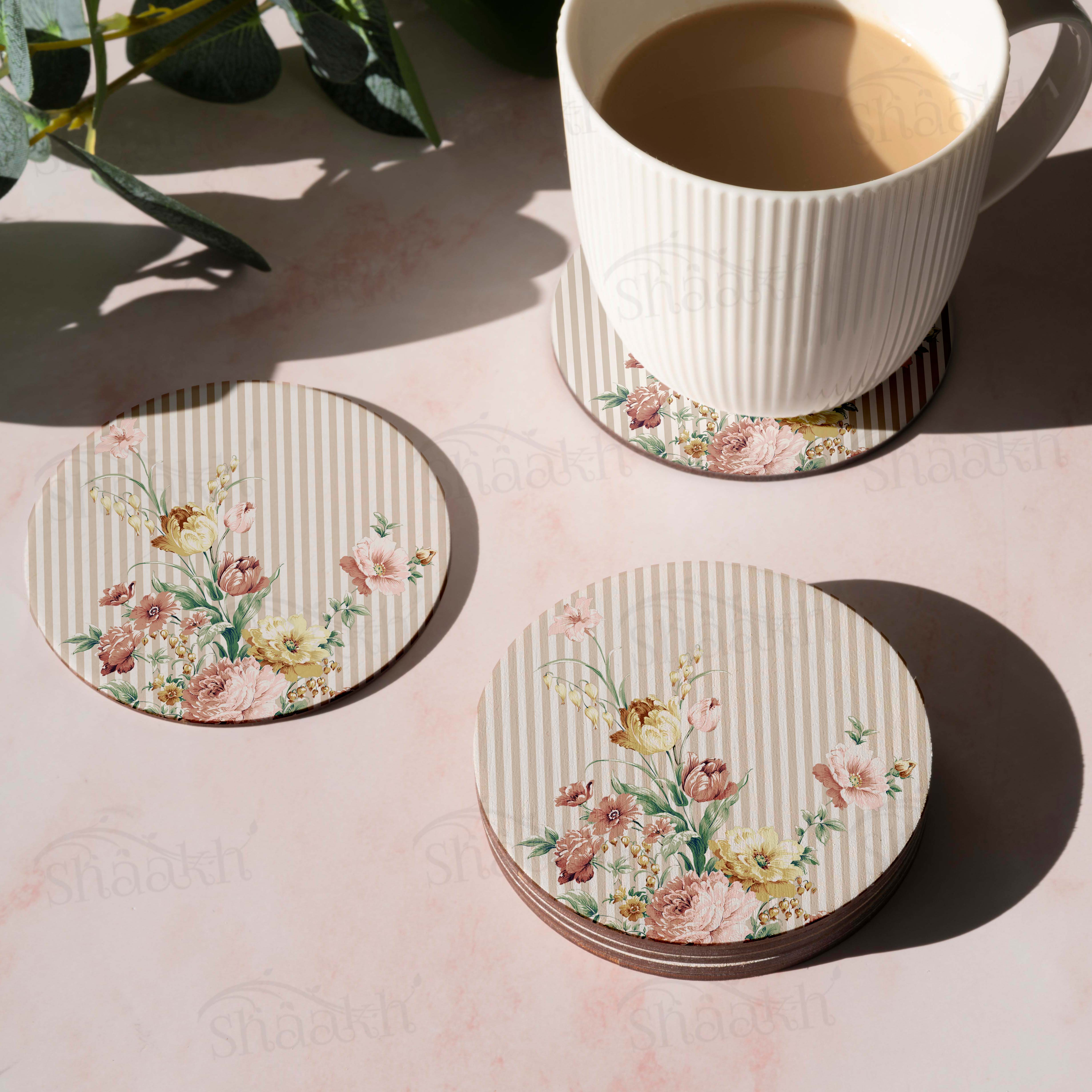 "Floral Fantasy" Coasters | CT 1116 – Shaakh
