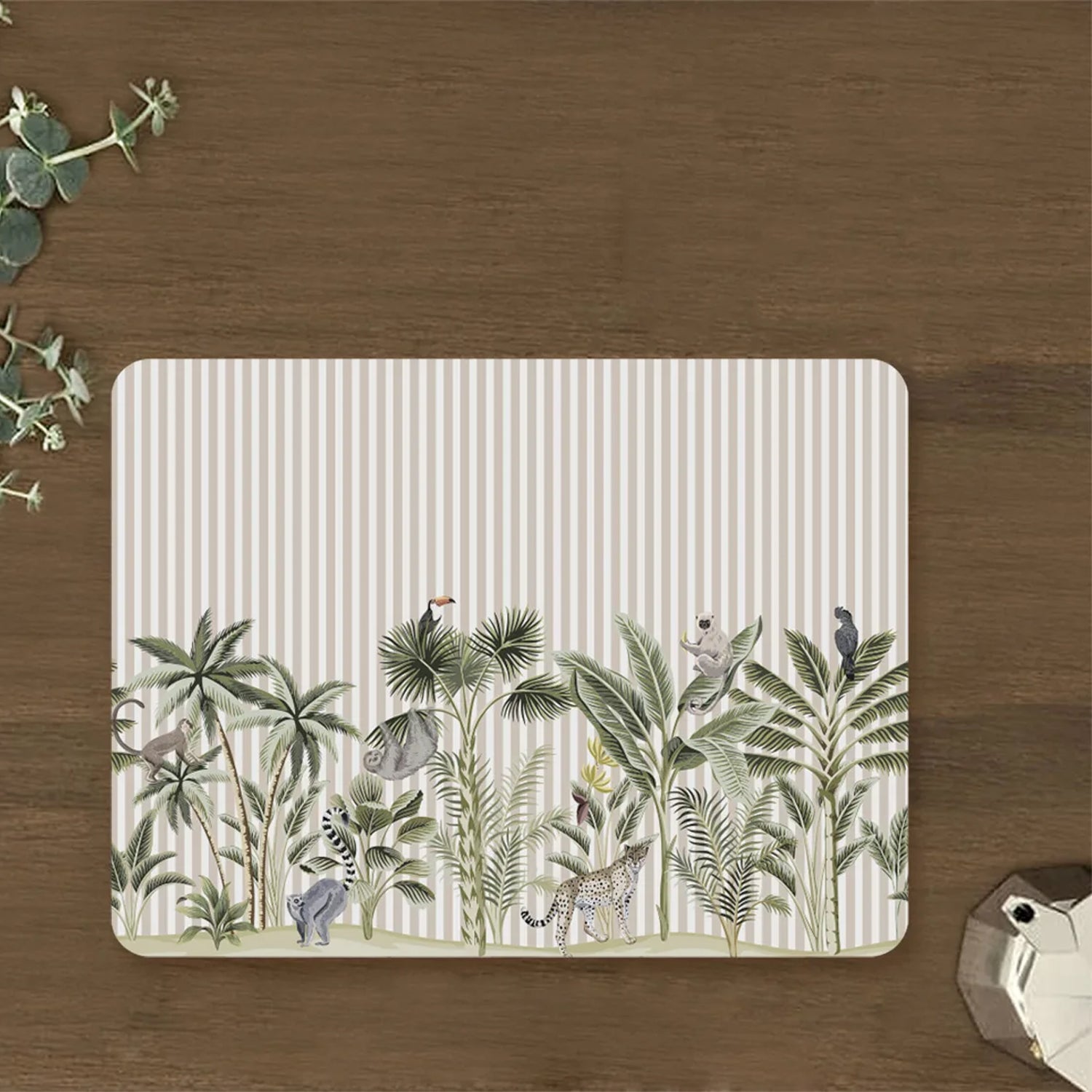 Tropical forest print Table Mats | TM 032 (set of 2) – Shaakh