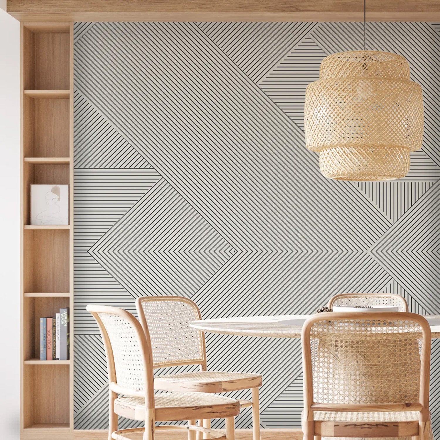 “Sleek Slant Lines” Wallpaper | WP 201 – Shaakh