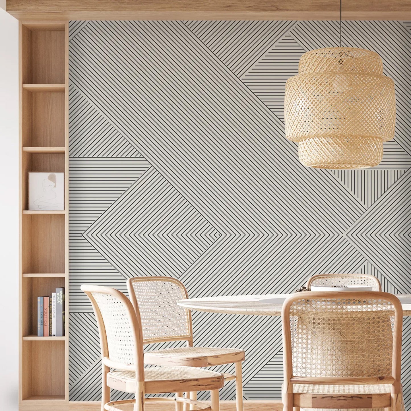 “Sleek Slant Lines” Wallpaper | WP 201 – Shaakh