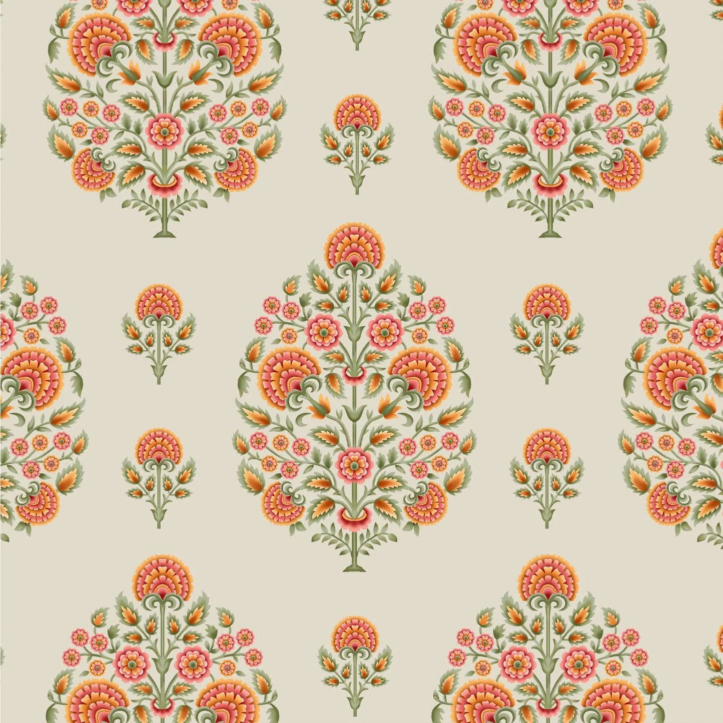 Gul-Bahar Wallpaper (Beige) | WP 148 – Shaakh